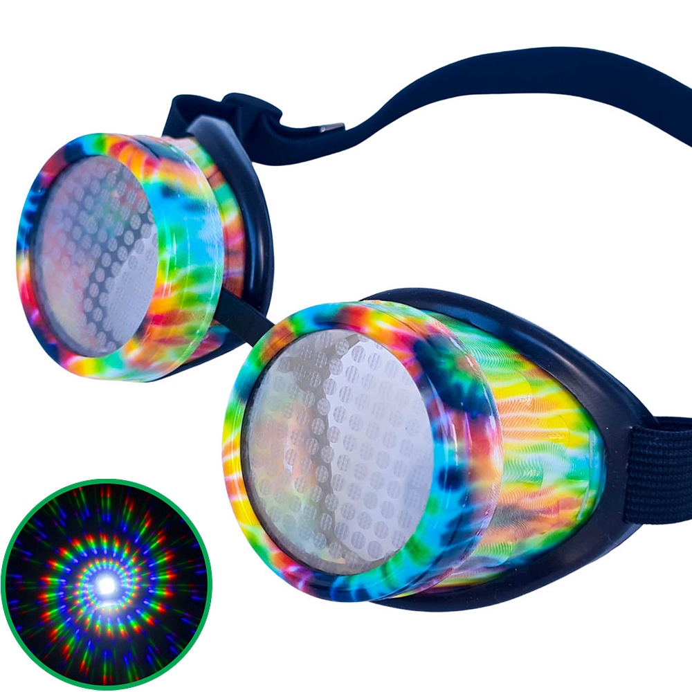 Kandi Swirl Spiral Diffraction Goggles – Euphorium Store